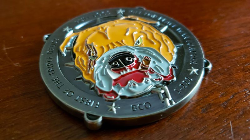 Triple Deuce Challenge Coin - Embleholics Custom Challenge Coins | Veteran Owned & Operated