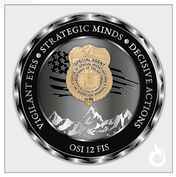 12 FIS Challenge Coin - Embleholics Custom Challenge Coins | Veteran ...