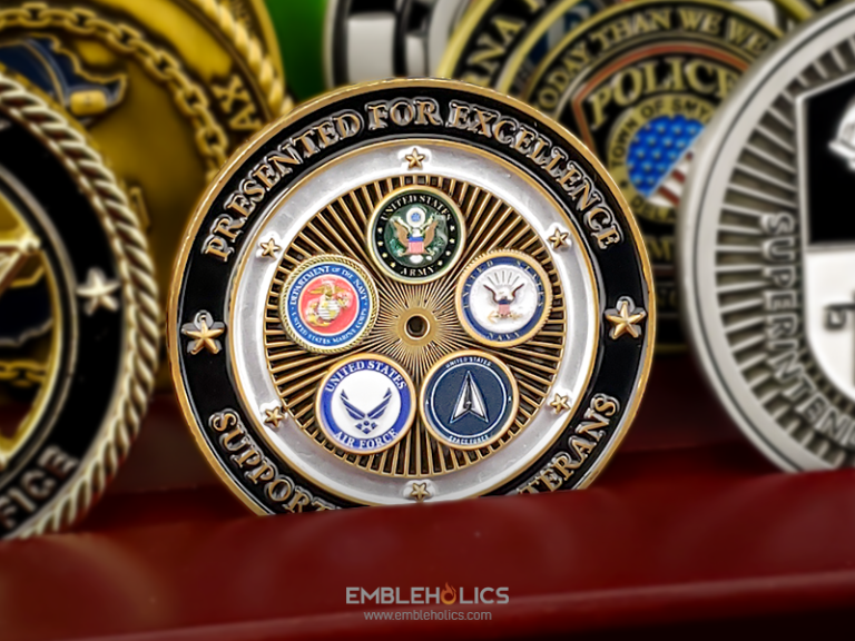 Embleholics Custom Challenge Coins | Military, Veterans & First Responders