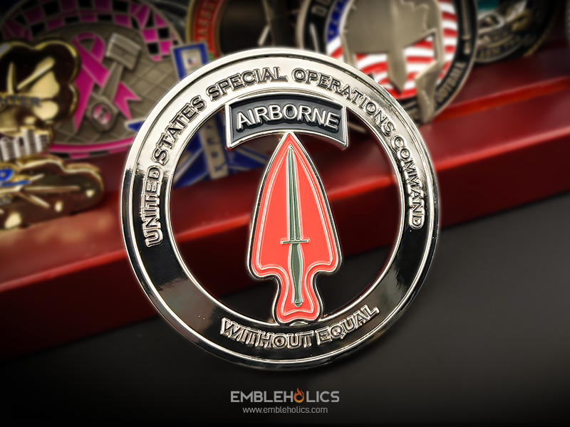 United States Special Operations Command Logistics Challenge Coin