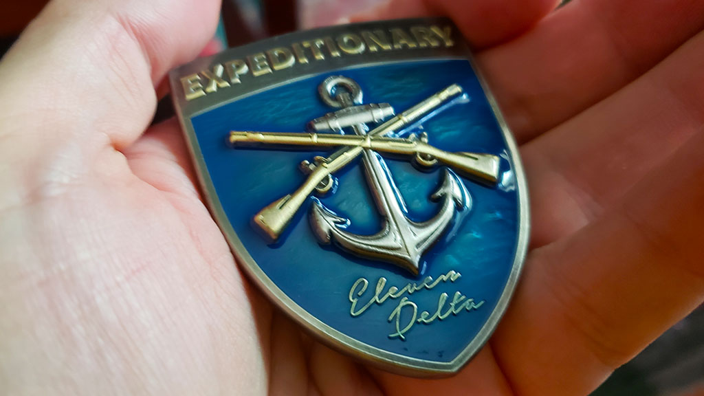 Eleven Delta Expeditionary Coin - Embleholics | Embleholics