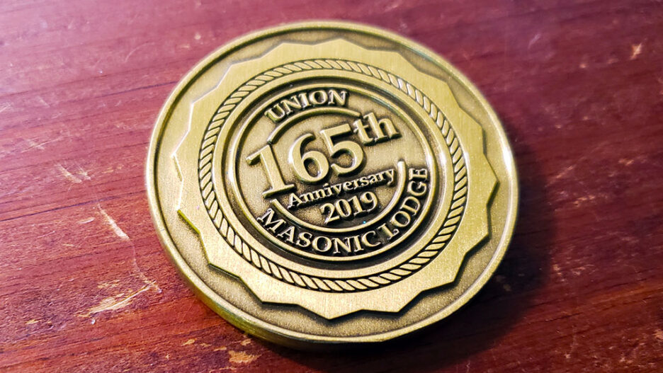 Masonic Lodge Challenge Coin - Embleholics | Embleholics